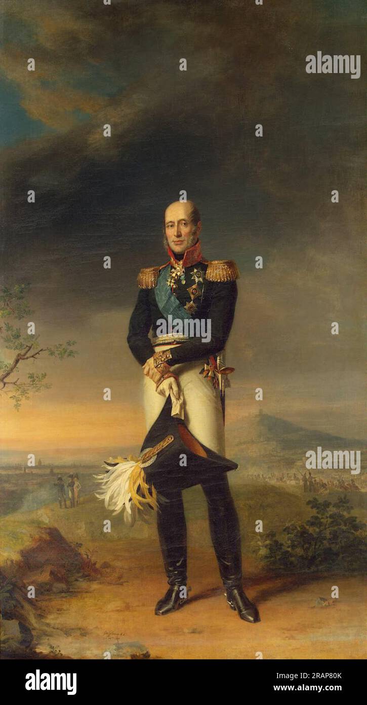 Field Marshal Barclay De Tolly 1829 by George Dawe Stock Photo - Alamy