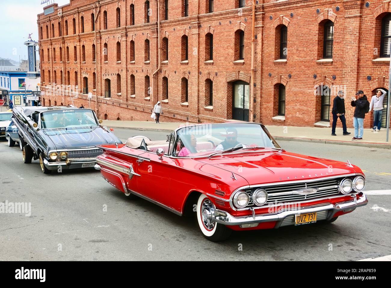 1960 Chevrolet Impala convertible lowrider car San Francisco California ...