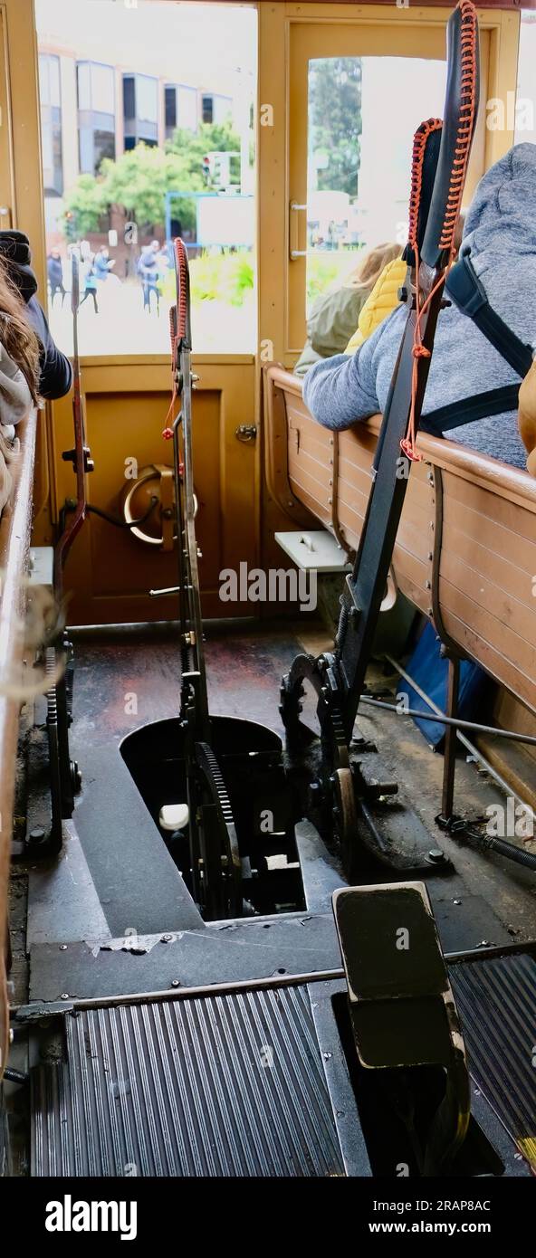 Interior san francisco cable car hi-res stock photography and images ...