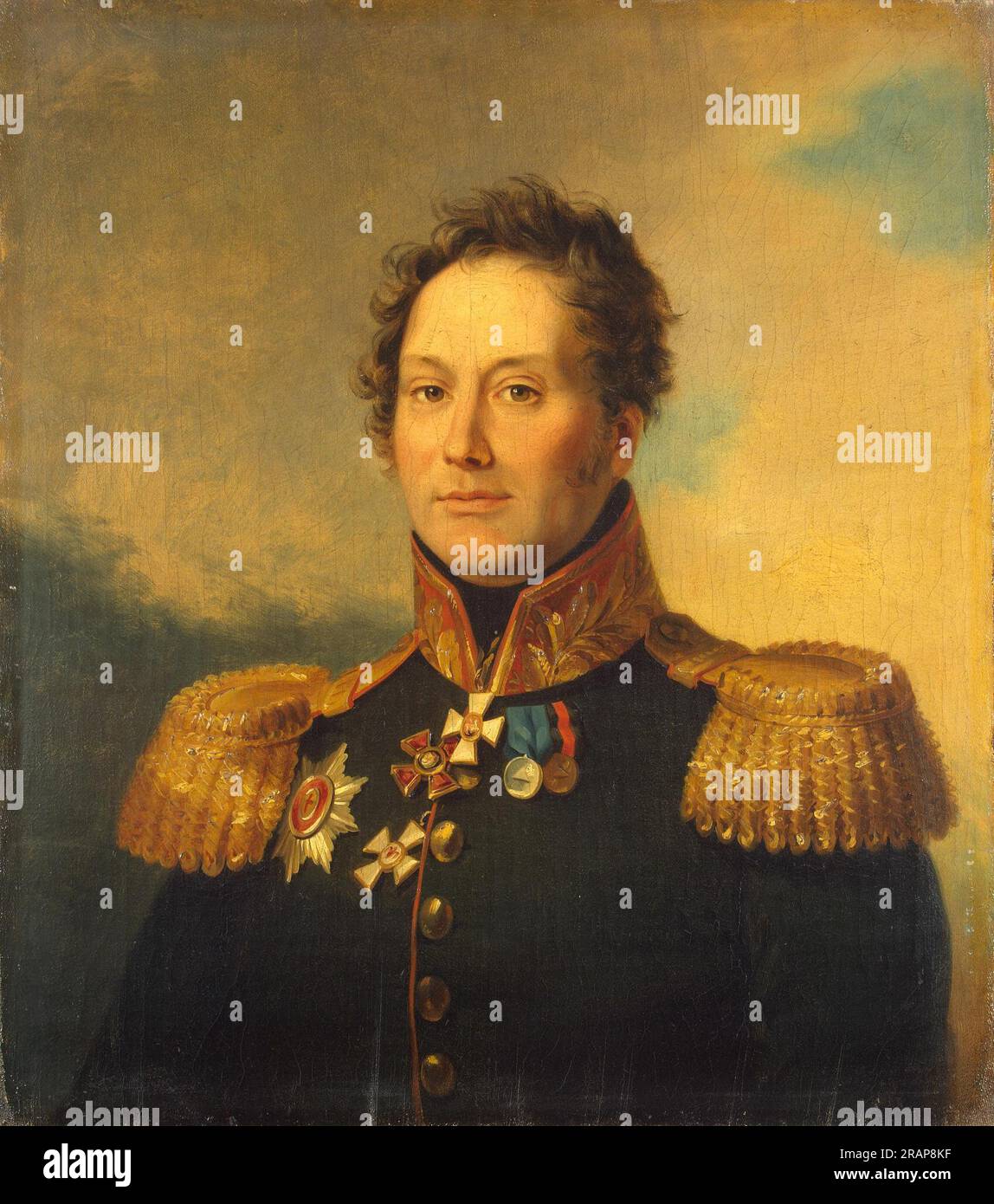 Portrait of Moisey I. Karpenko by George Dawe Stock Photo - Alamy