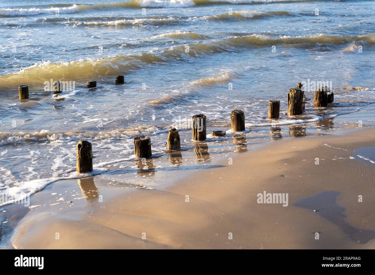 Broken dock waves hi-res stock photography and images - Alamy