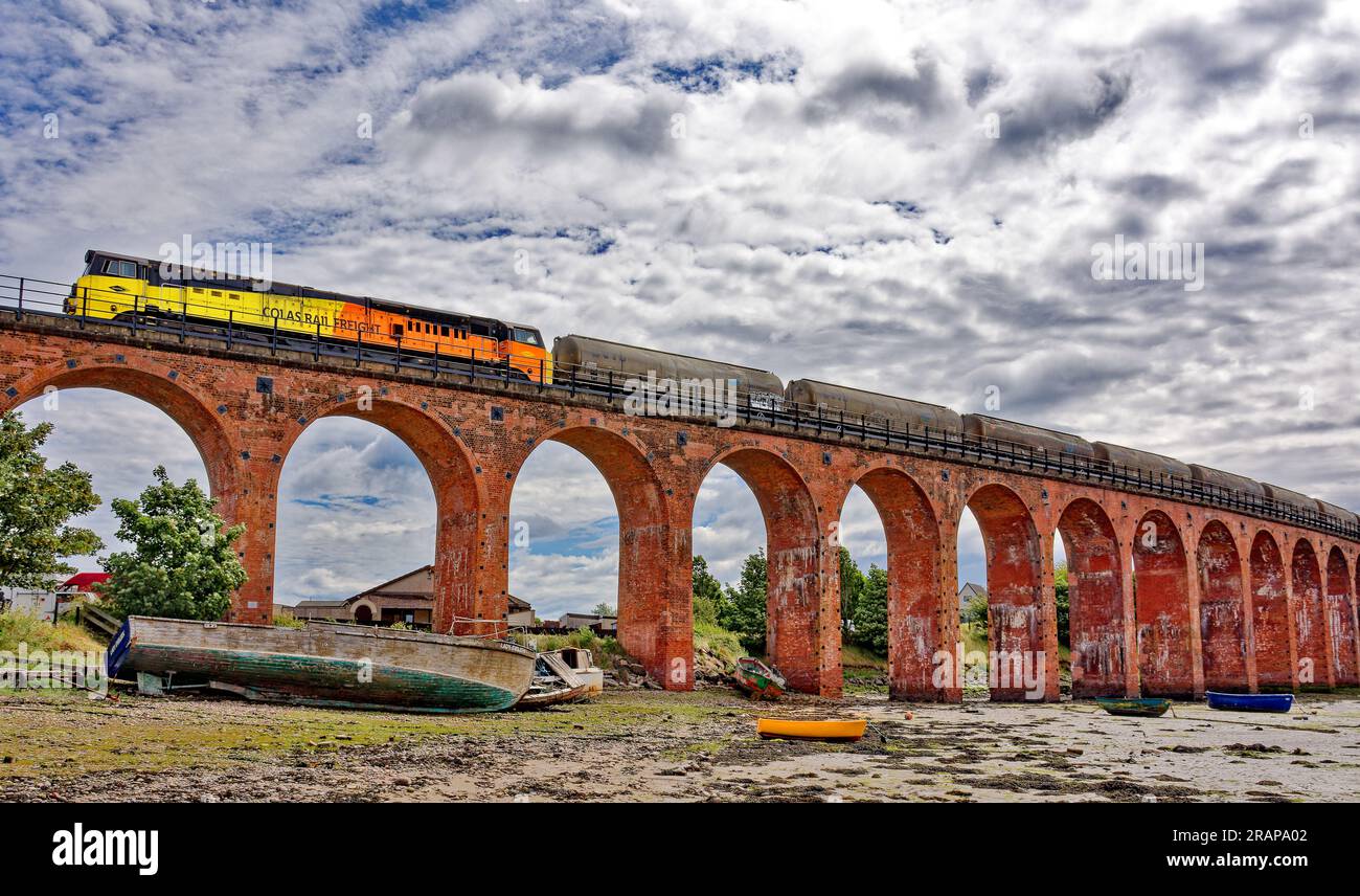 Viaduct montrose scotrail train hi-res stock photography and images - Alamy