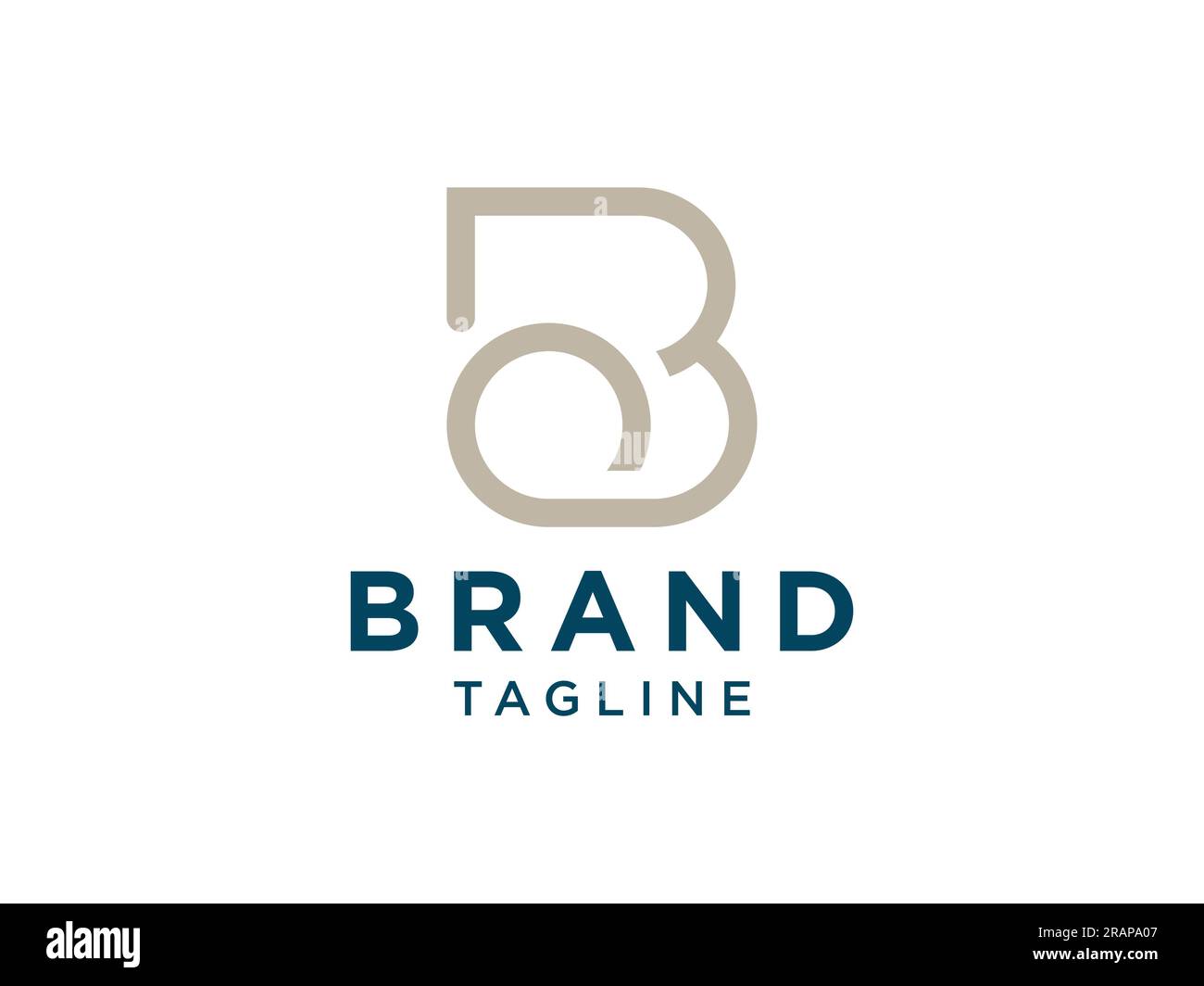 B logos vector vectors hi-res stock photography and images - Alamy