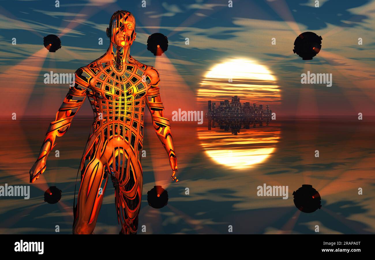 Robot evolution artificial intelligence hi-res stock photography and images - Alamy