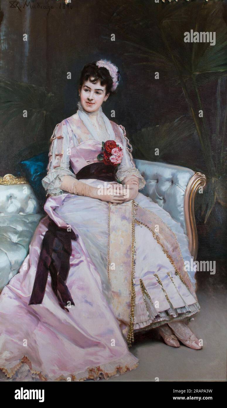 Portrait of Mrs. Cornelius Vanderbilt II, (Alice Claypoole Gwynne) 1880 ...