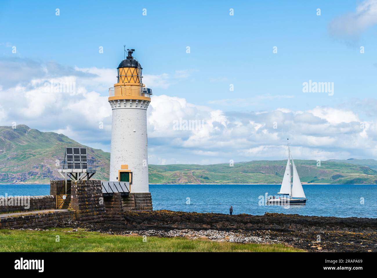 Rubha nan Gall, Tobermory Lighthouse, Tobermory, Isle of Mull, Scotland ...