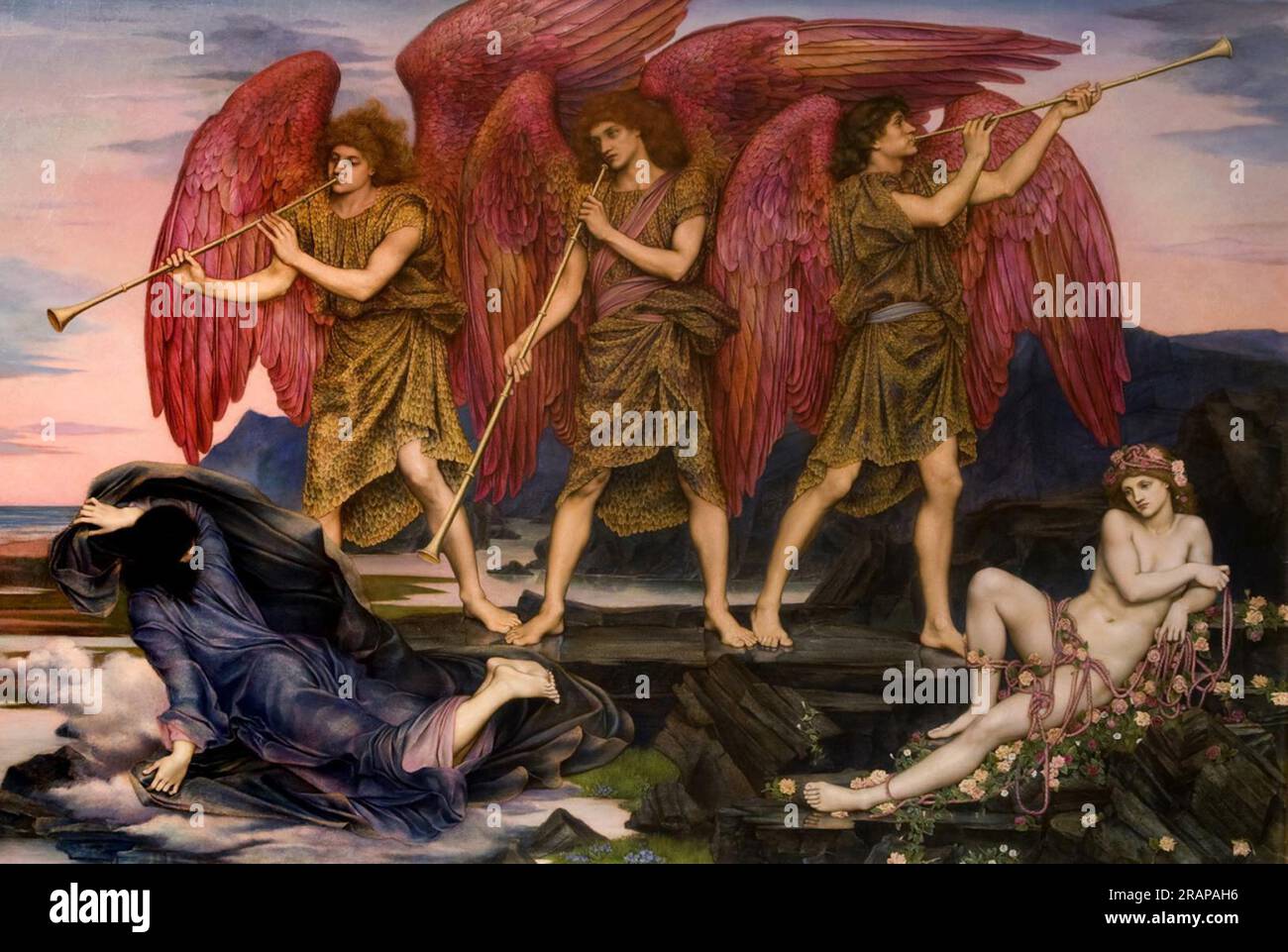 Aurora Triumphans (also Known as Dawn) 1886 by Evelyn De Morgan Stock ...