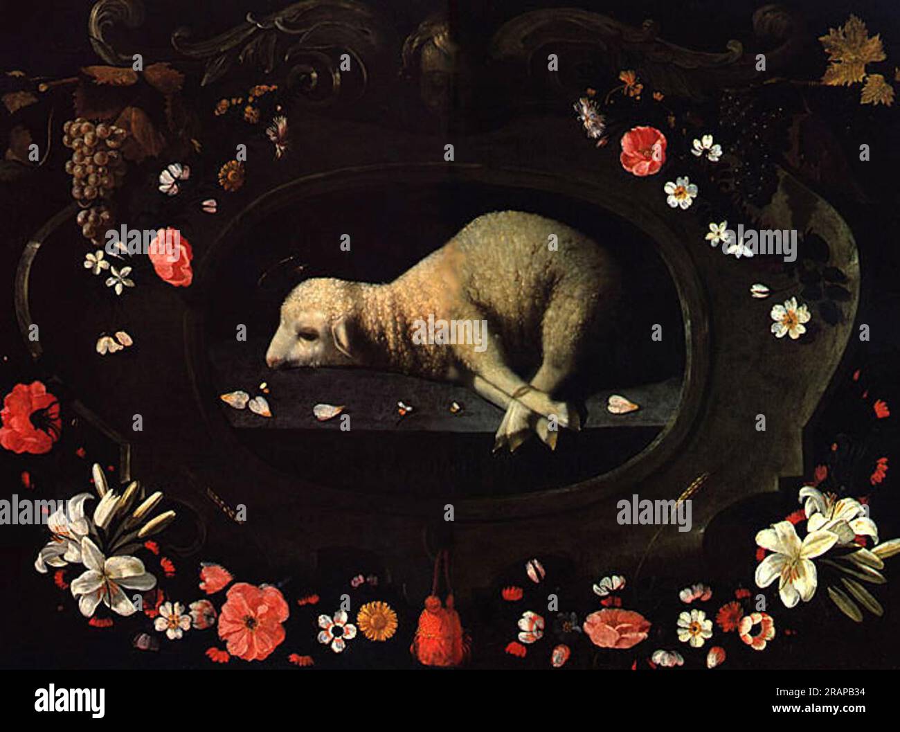 Cordeiro Pascal 1670 by Josefa de Obidos Stock Photo - Alamy