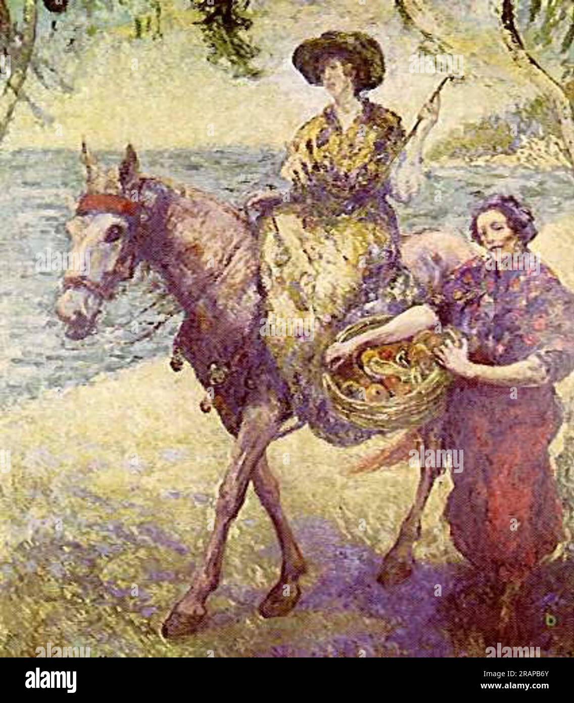 En la playa de Macuto 1904 by Andres de Santa Maria Stock Photo - Alamy