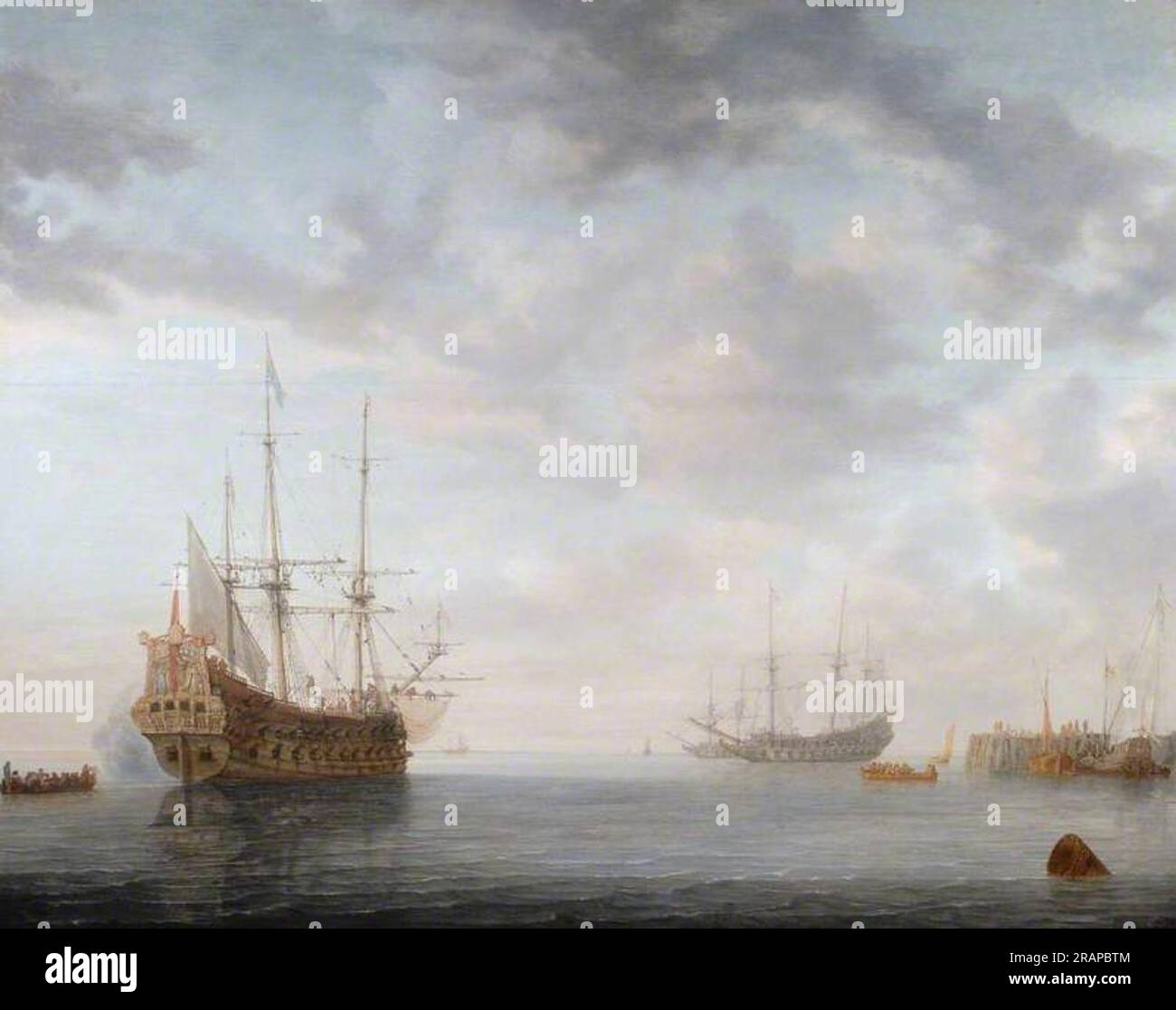 Dutch men of war at anchor hi-res stock photography and images - Alamy