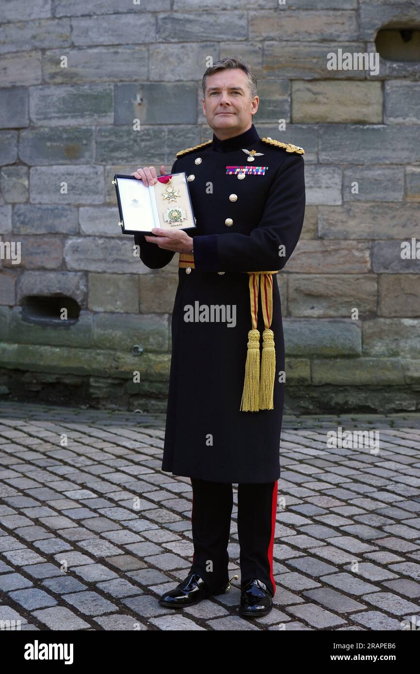 Lieutenant General Sir Nicholas Borton after being made a Knight ...