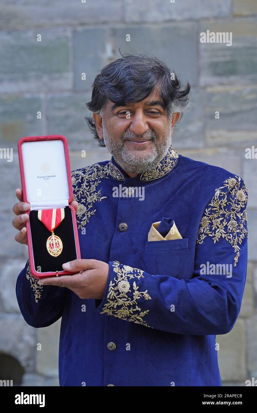 Investiture ceremony at the palace of holyroodhouse hi-res stock ...