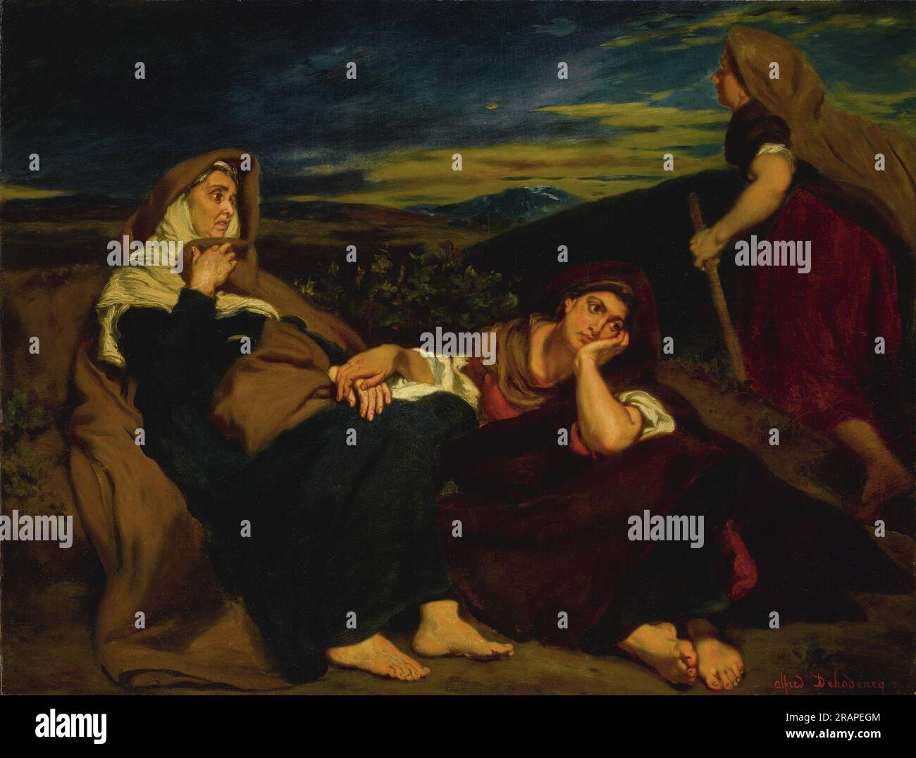 Ruth and naomi painting hi-res stock photography and images - Alamy