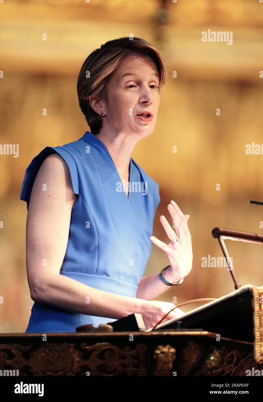 Amanda Pritchard, Chief Executive of NHS England speaking at the NHS ...