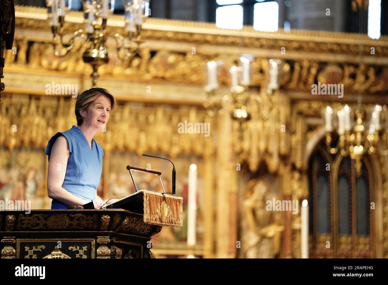 Amanda Pritchard, Chief Executive of NHS England speaking at the NHS ...