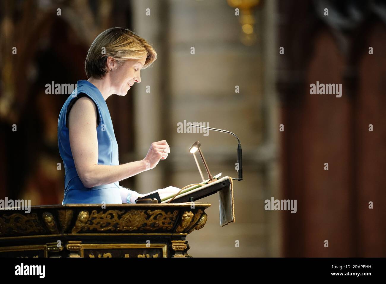 Amanda Pritchard, Chief Executive of NHS England speaking at the NHS ...