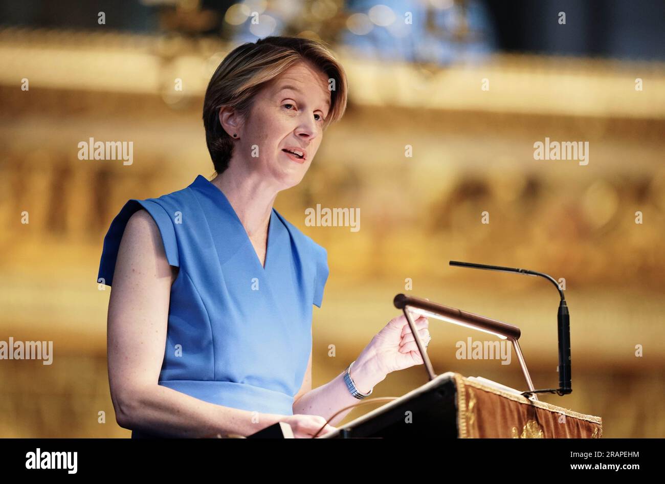 Amanda Pritchard, Chief Executive of NHS England speaking at the NHS ...