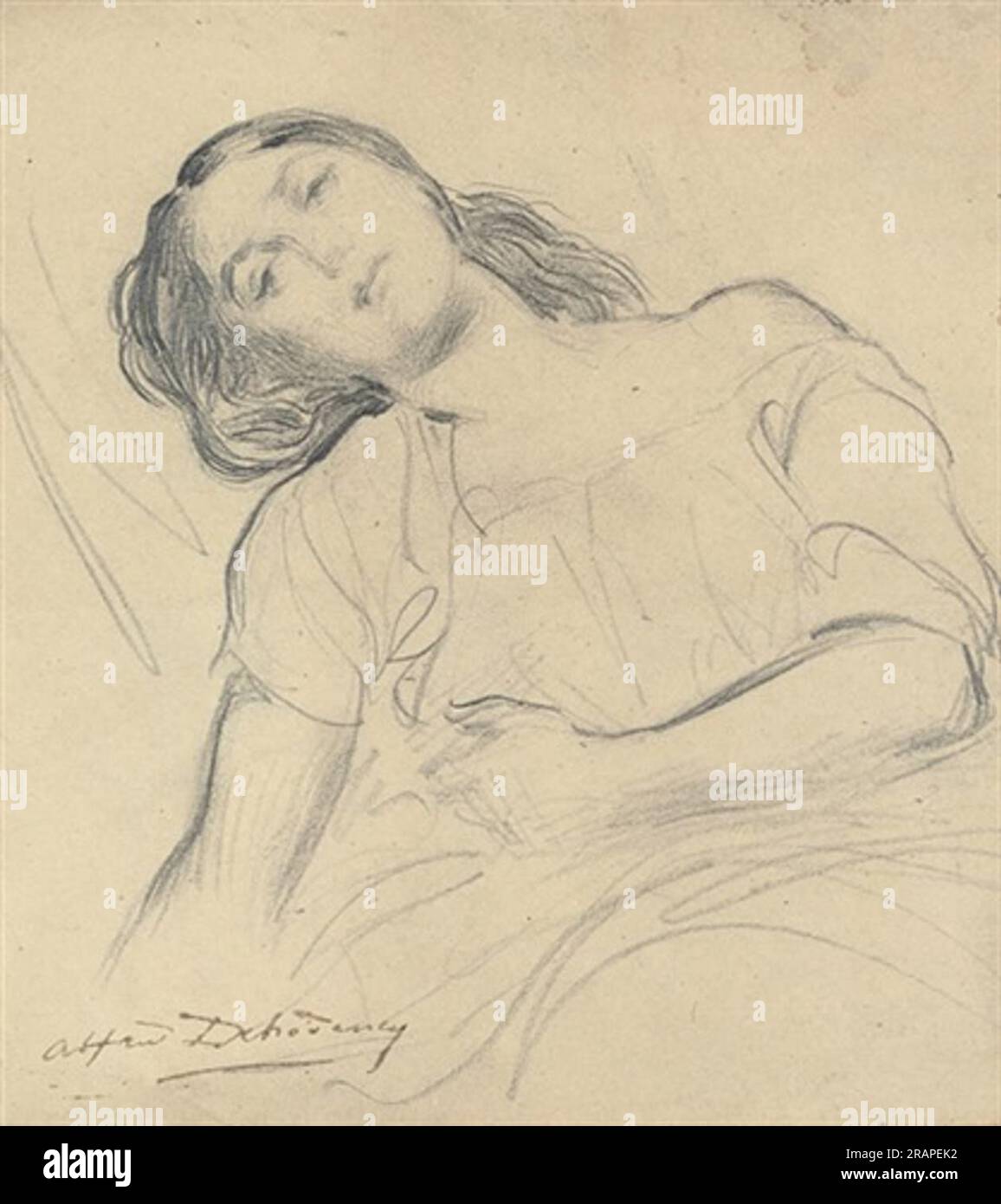 Reclining woman sketch hi-res stock photography and images - Alamy