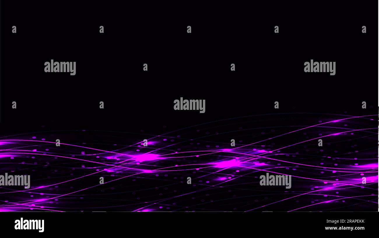 Violet transparent abstract shiny magical cosmic magical energy lines ...
