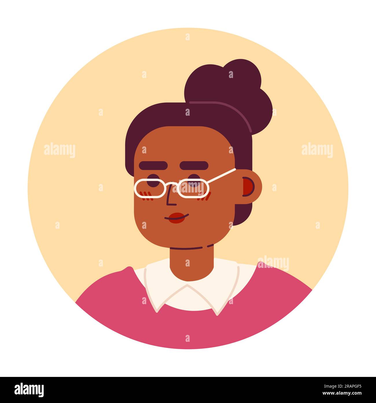 Animation african american woman in Cut Out Stock Images & Pictures - Alamy