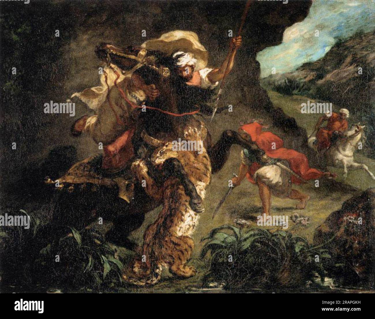 The tiger hunt delacroix hi-res stock photography and images - Alamy