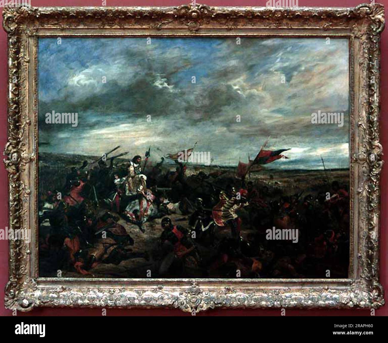 Battle of Poitiers 1830 by Eugene Delacroix Stock Photo - Alamy