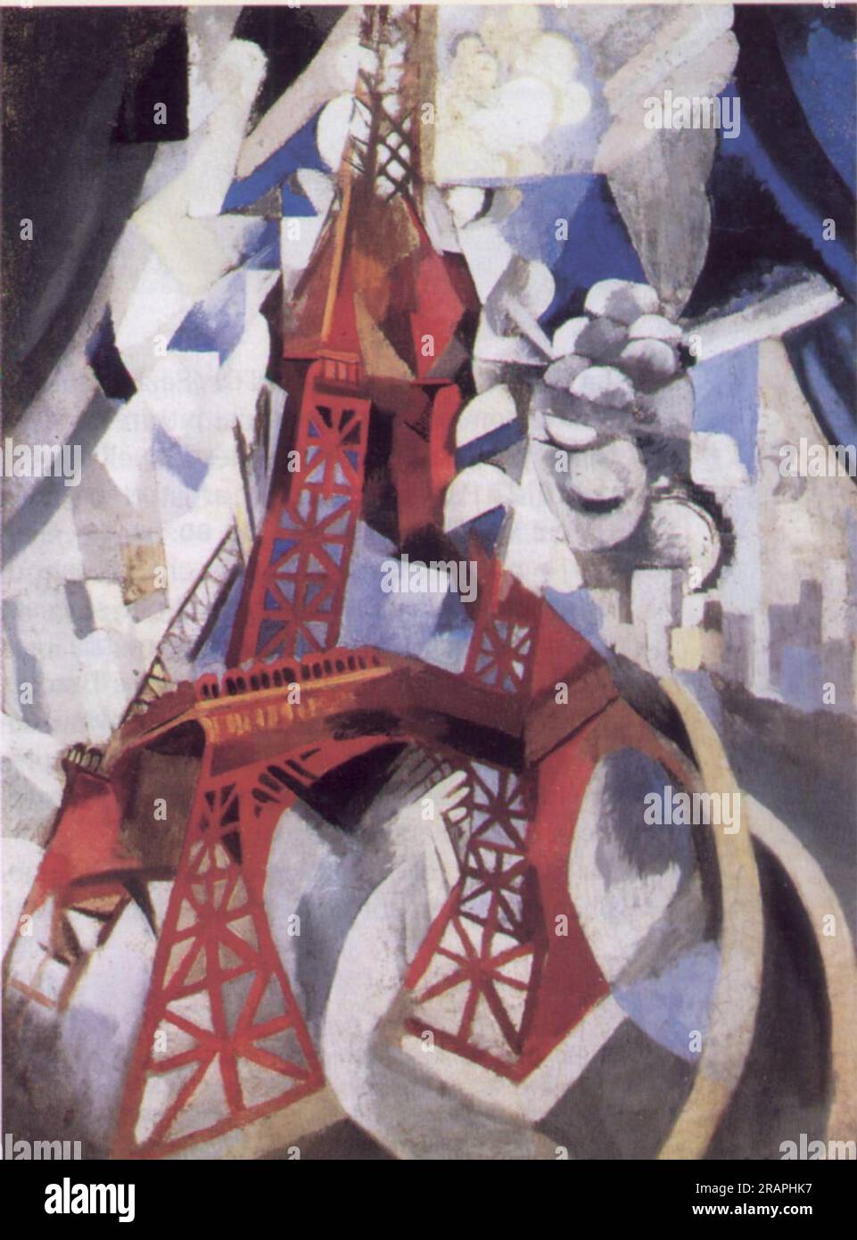 The Red Tower 1911 by Robert Delaunay Stock Photo - Alamy