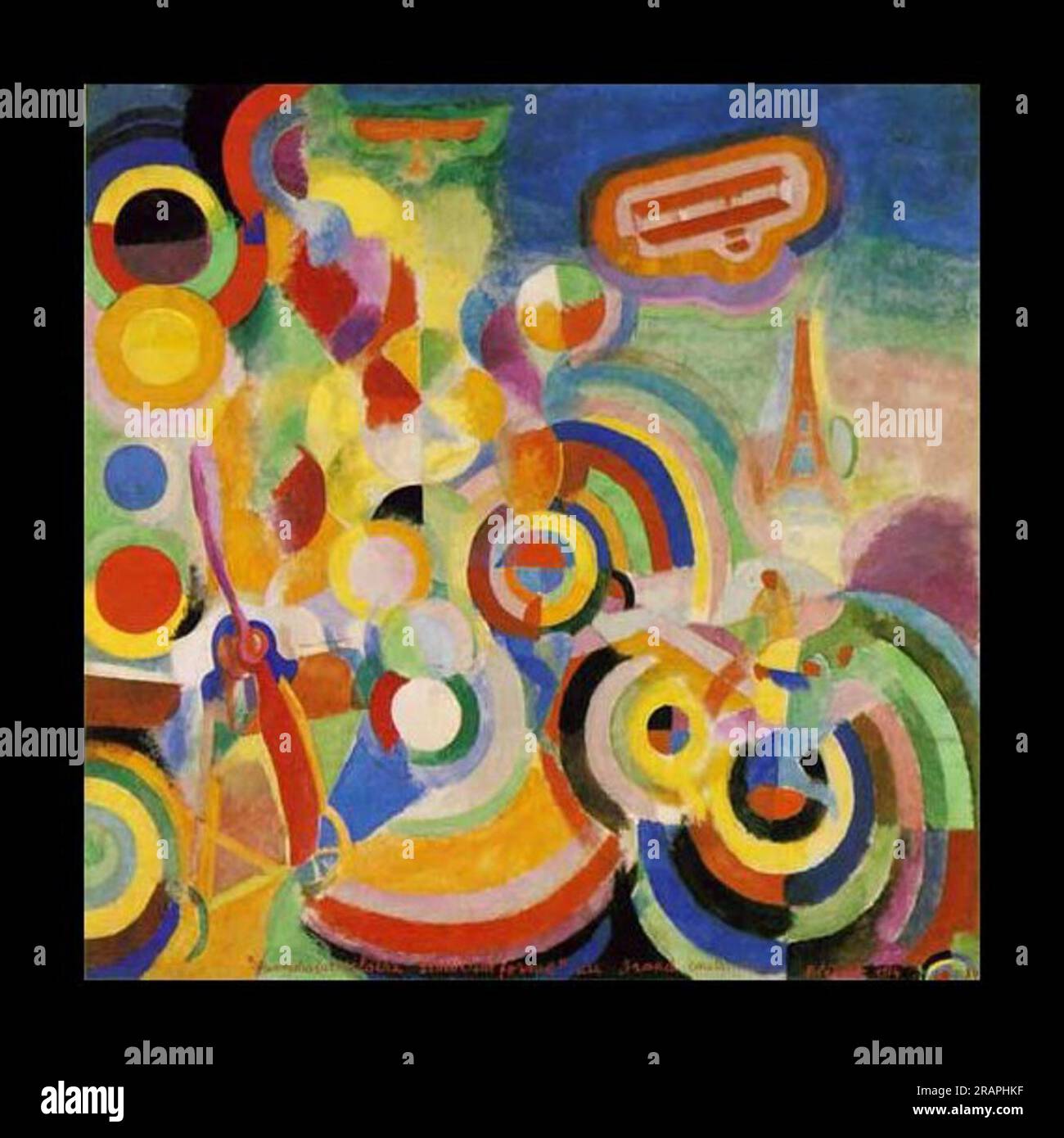 Homage to Bleriot 1914 by Robert Delaunay Stock Photo - Alamy