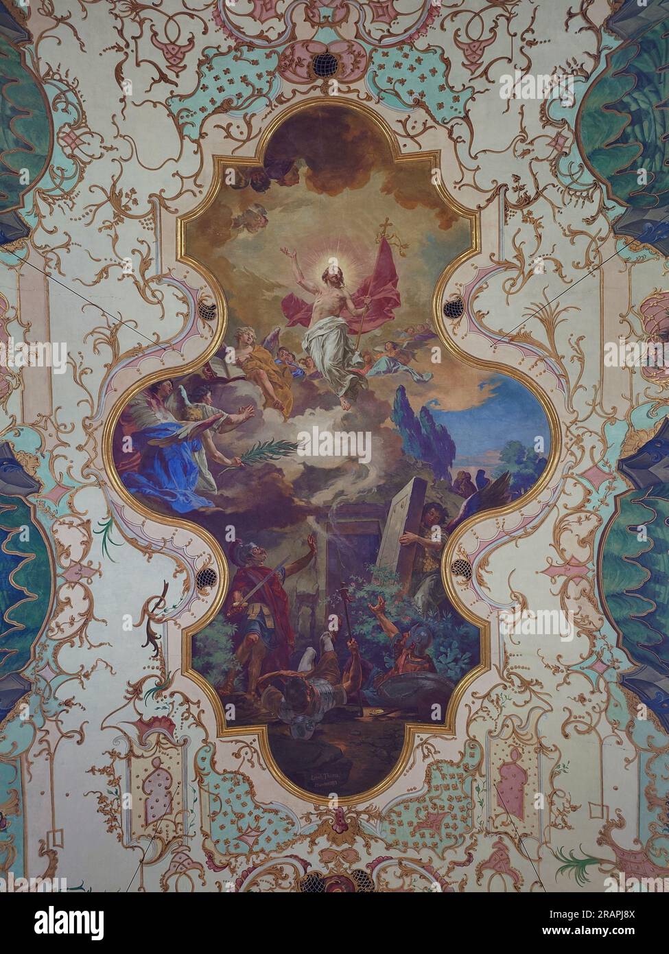 Catholic mural paintings hi-res stock photography and images - Alamy