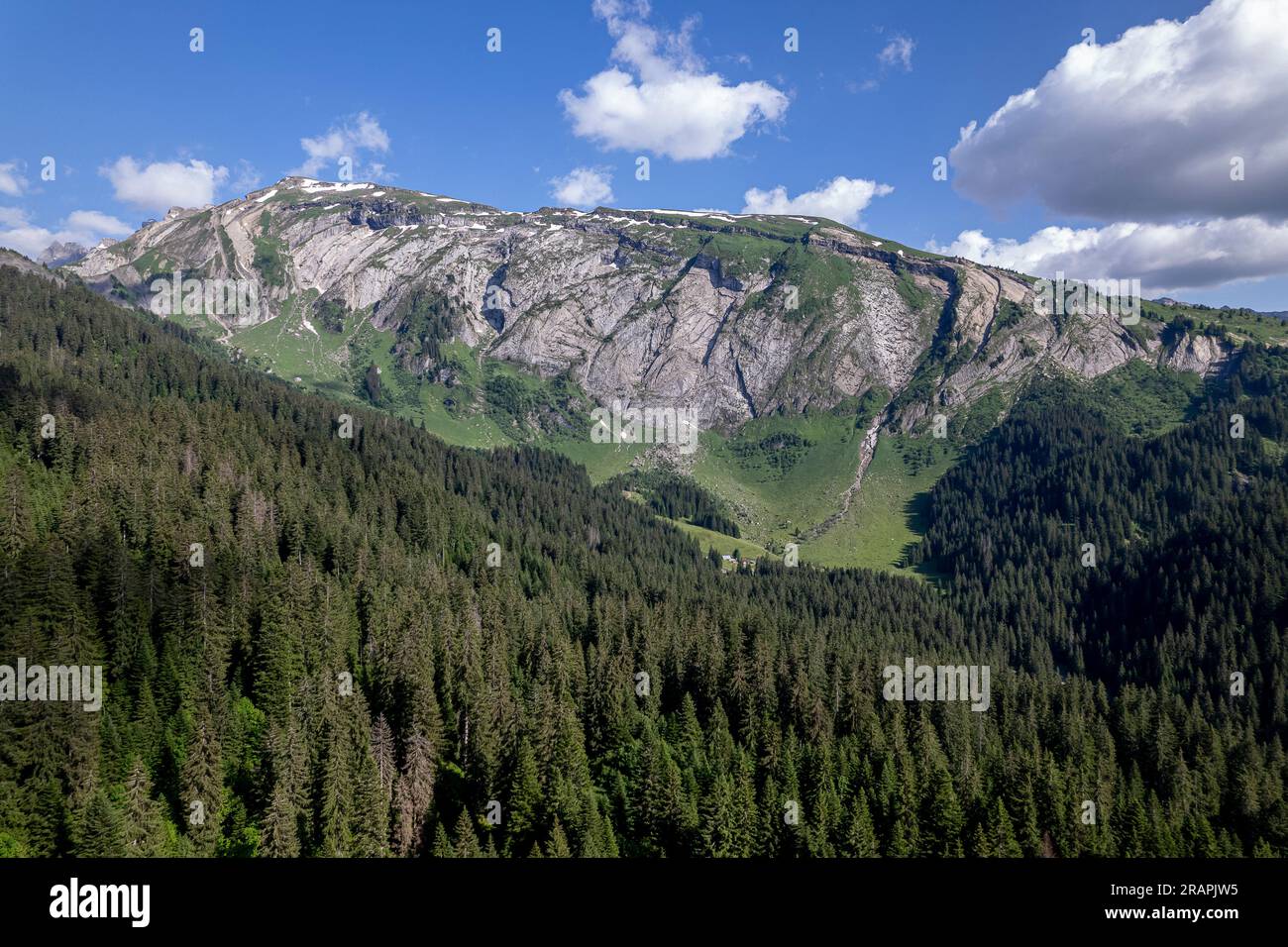 Gold miners lake or Lac des Mines d'Or with still water reflecting the ...