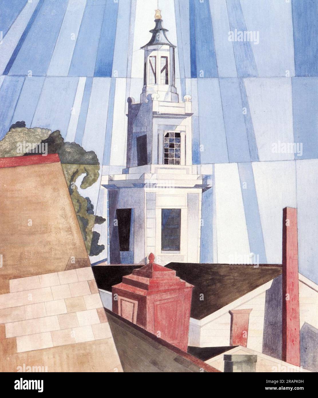 The Tower 1920 by Charles Demuth Stock Photo - Alamy