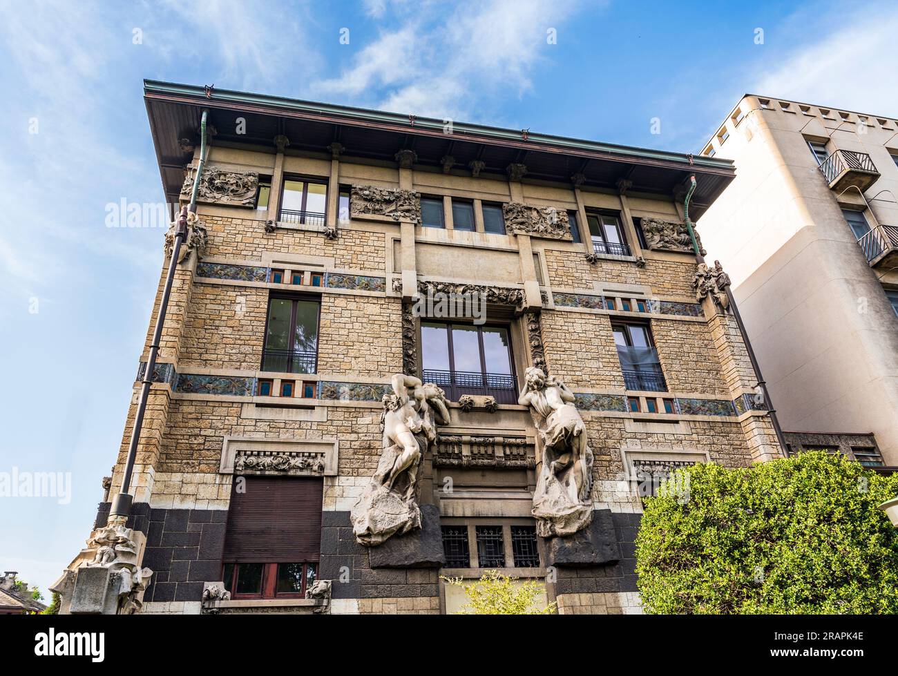 Villa Romeo Faccanoni, Liberty-style house today medical clinic ...