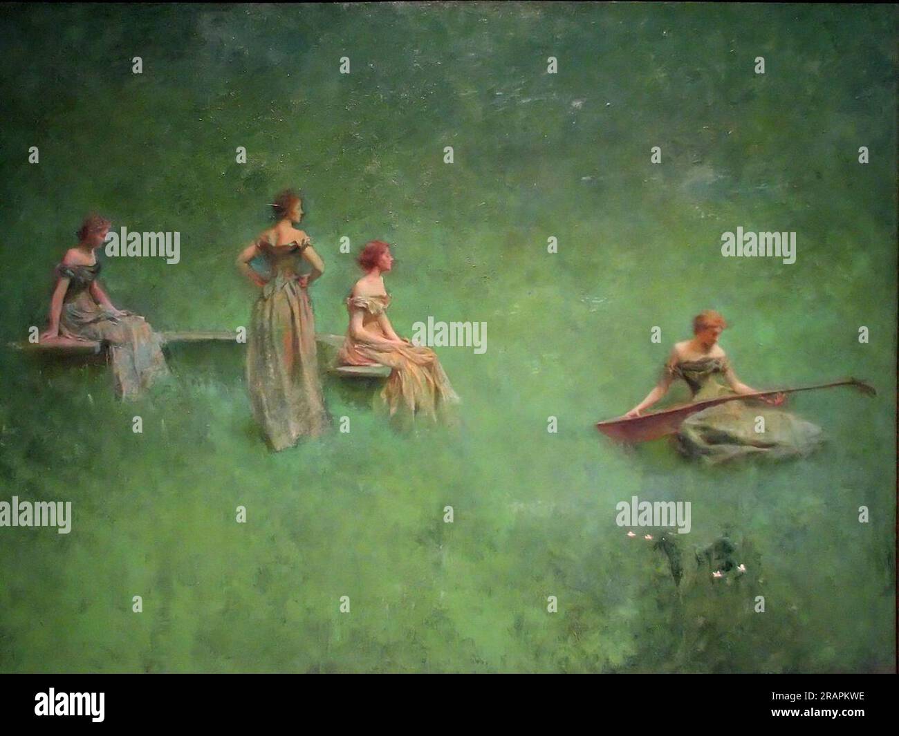 Thomas dewing the lute hi-res stock photography and images - Alamy
