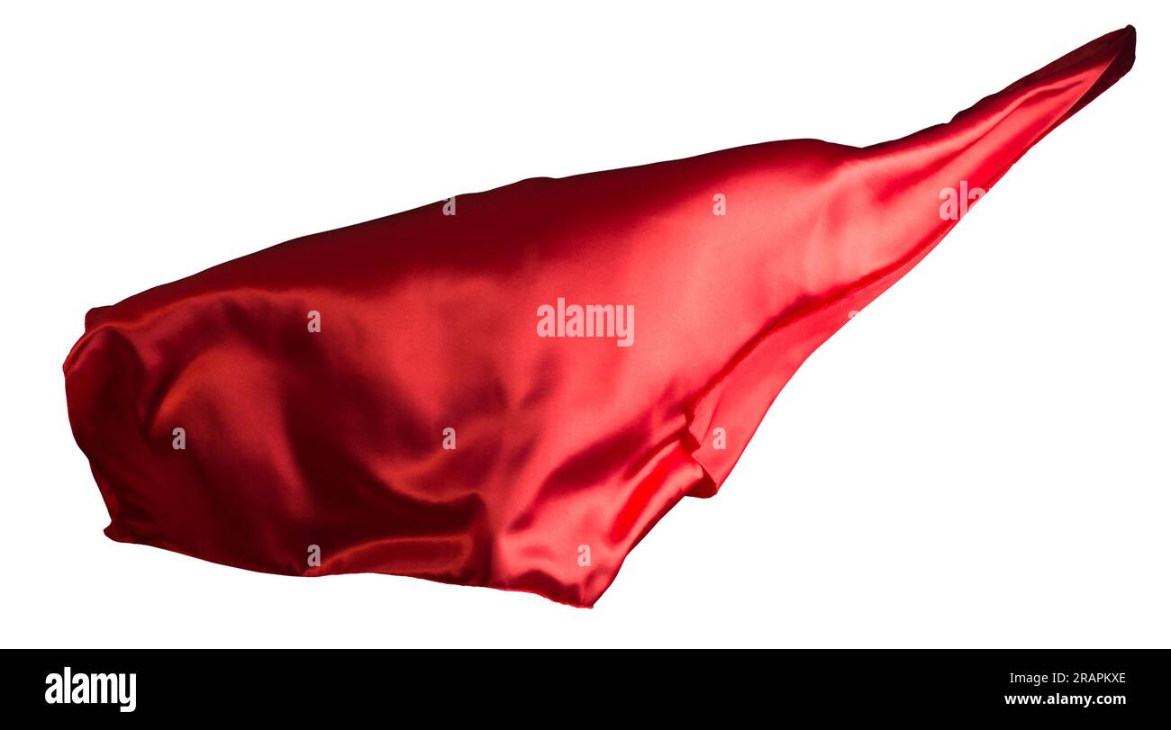 Red cloth flutters Stock Photo - Alamy