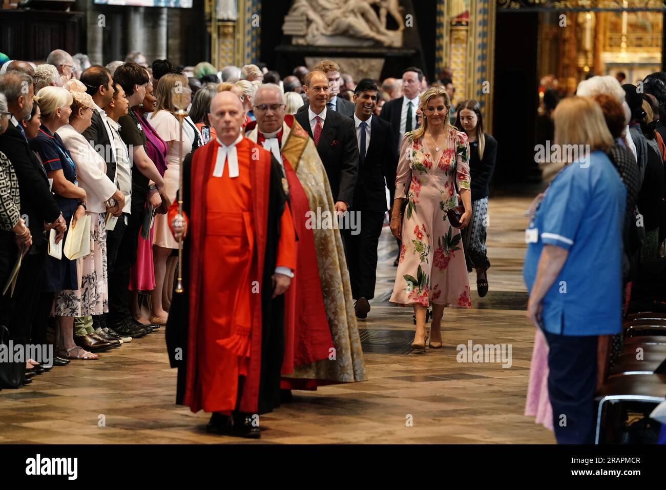 The NHS anniversary ceremony at Westminster Abbey, London, as part of ...