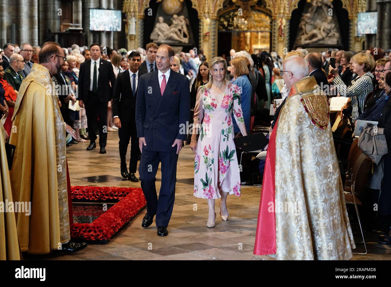 The Duke and Duchess of Edinburgh attend the NHS anniversary ceremony ...