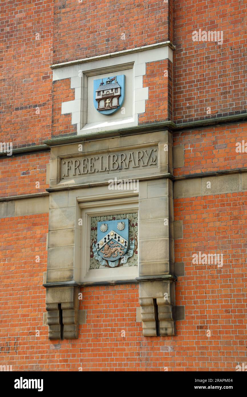 Free Library in Wigan Stock Photo - Alamy