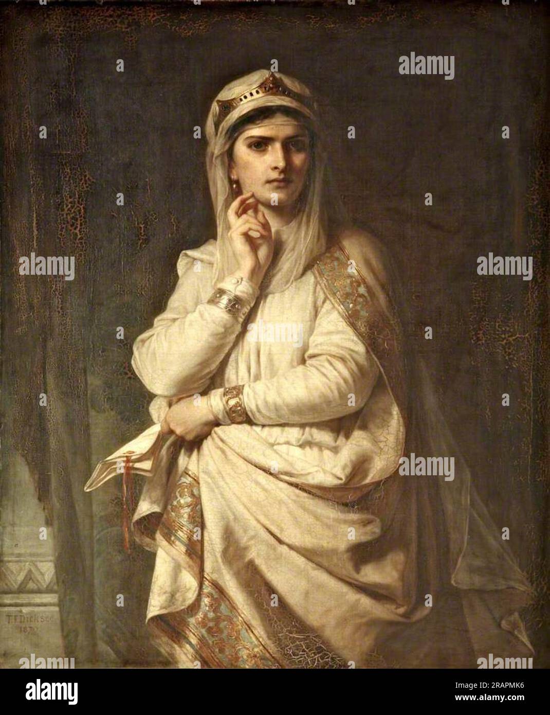 Ideal Portrait of Lady Macbeth 1870 by Thomas Francis Dicksee Stock ...
