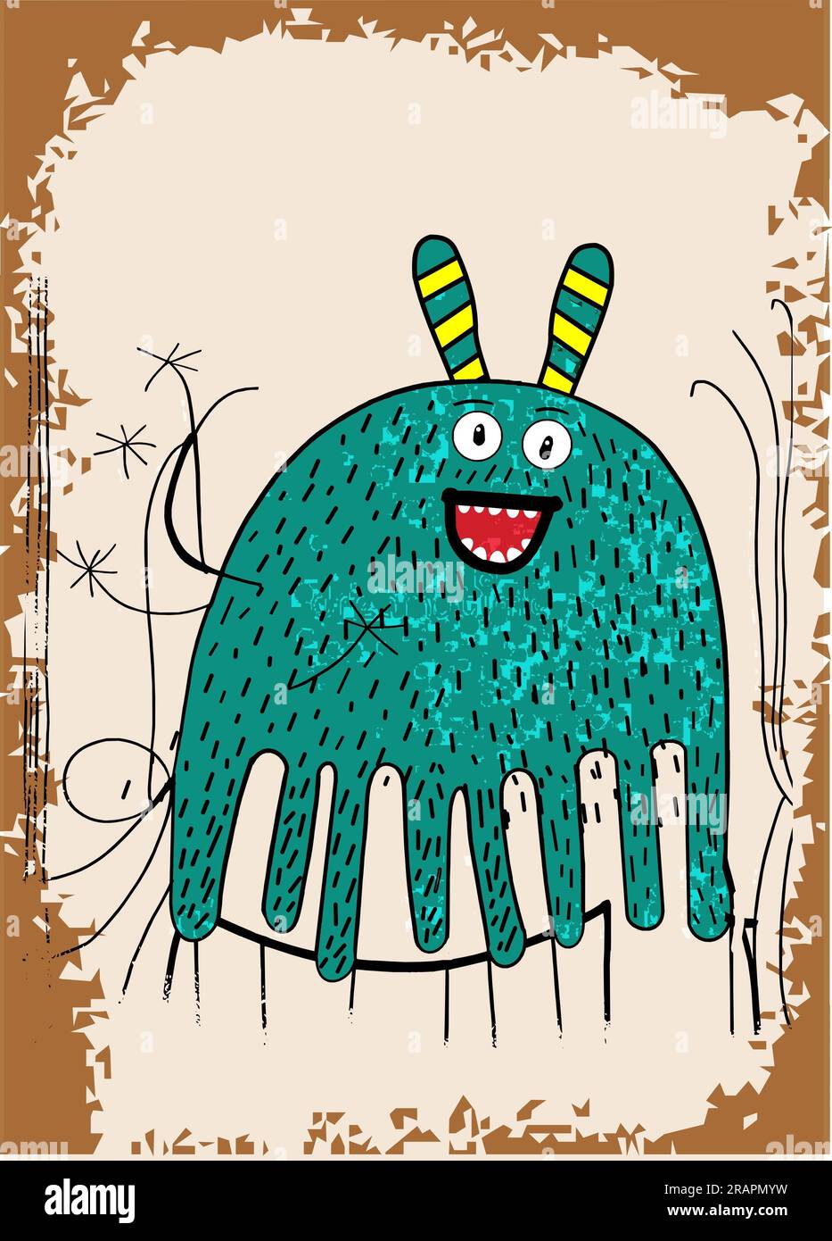 Funny green creature with enchanting Ears and Whimsical Wonders: Meet ...