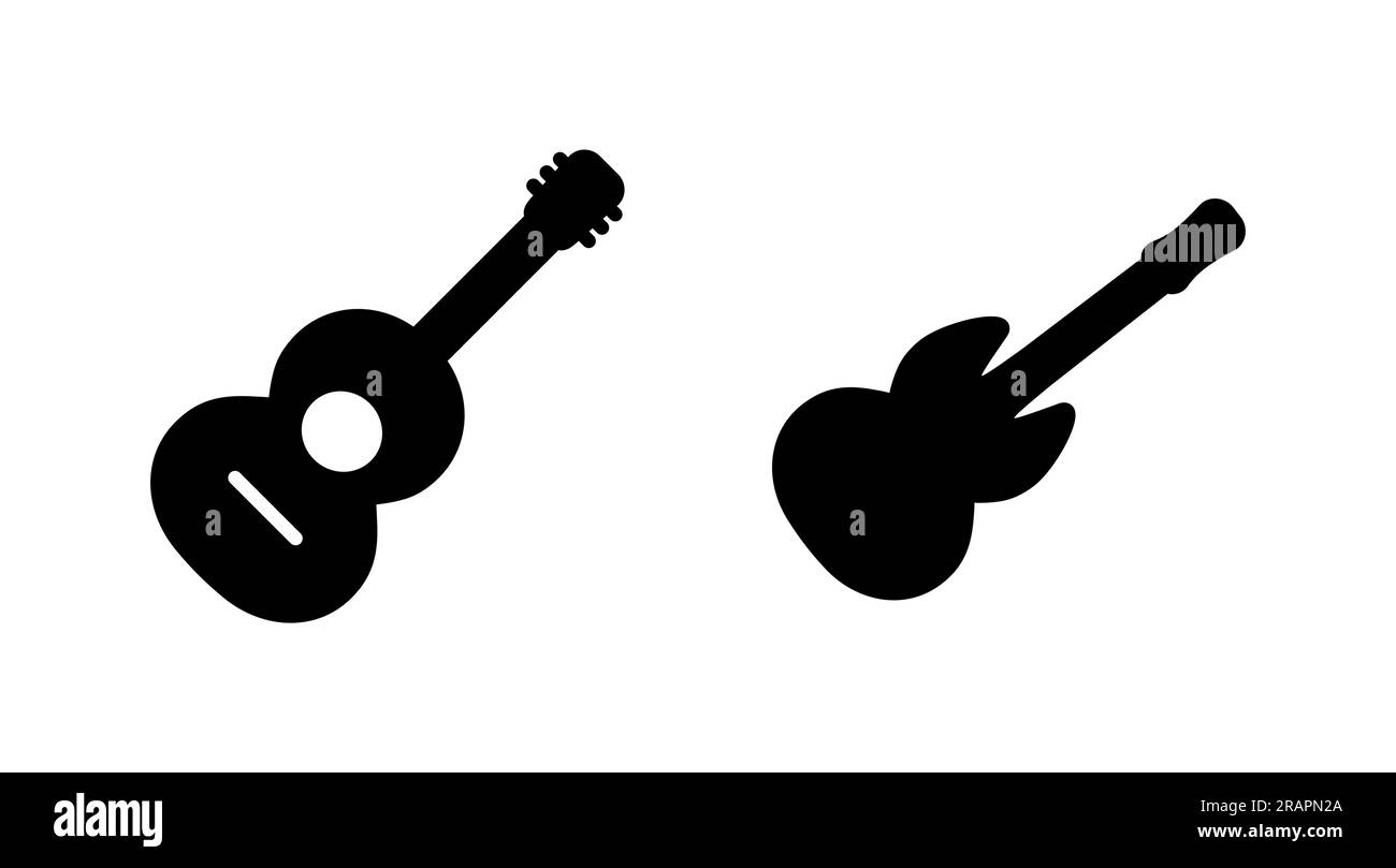 Guitar icon vector. musical instrument sign Stock Vector Image & Art ...
