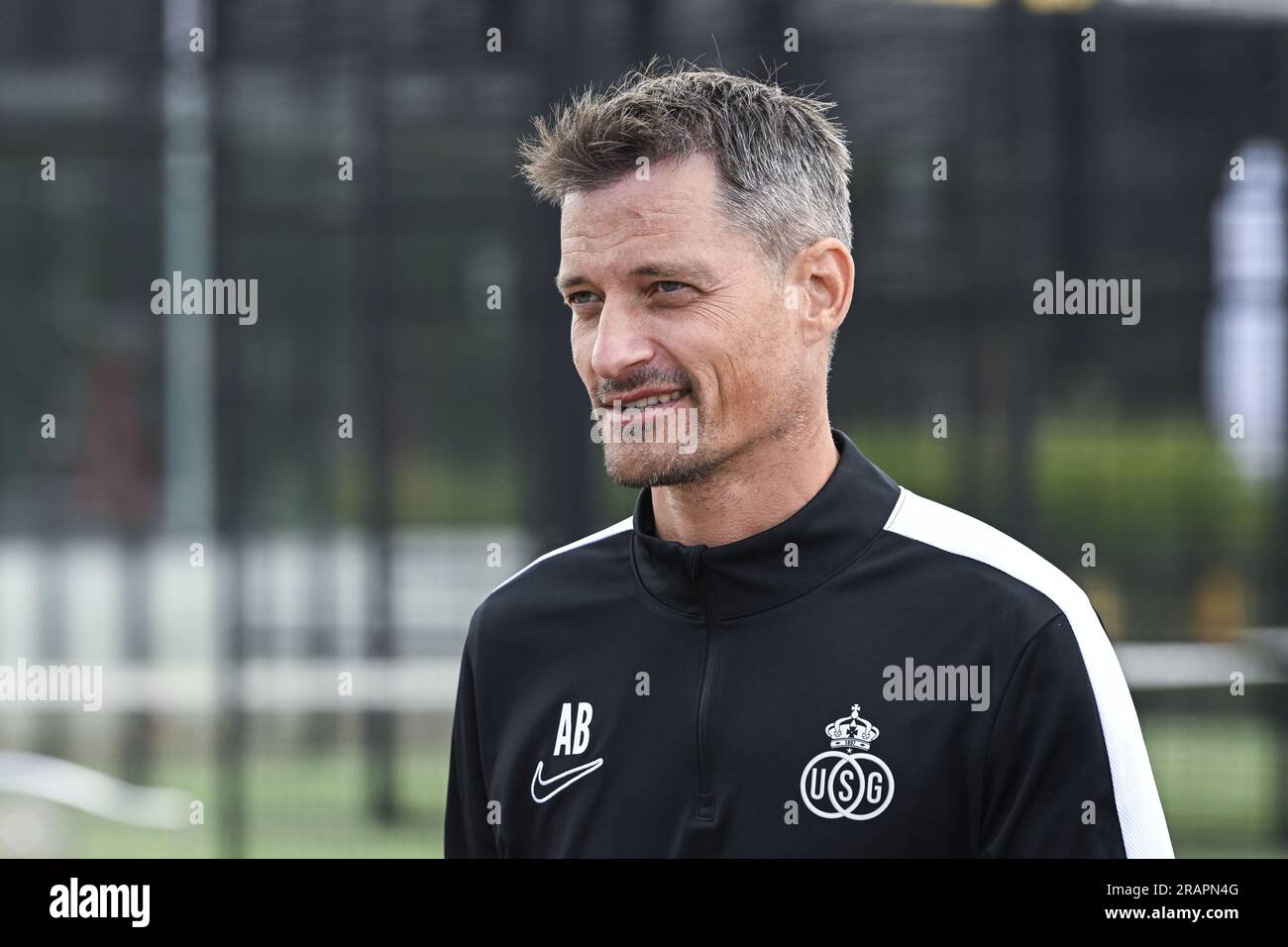 Lier, Belgium. 05th July, 2023. Union's head coach Alexander Blessin ...
