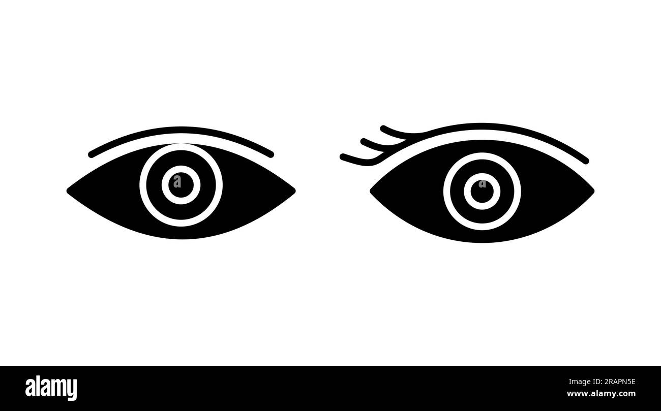 Eye icon. Look and Vision icon. Eye vector icon Stock Vector Image ...