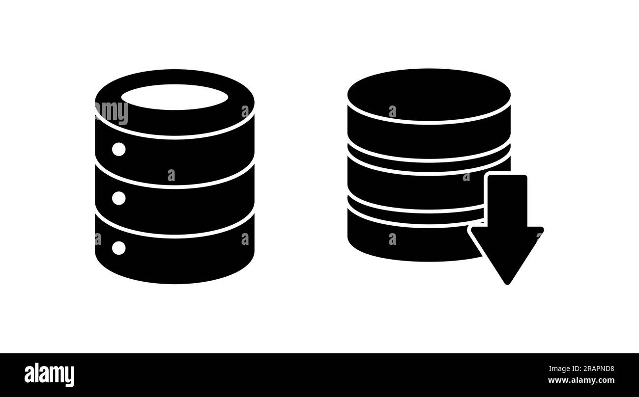 Database icon vector. server icon. storage Stock Vector Image & Art - Alamy