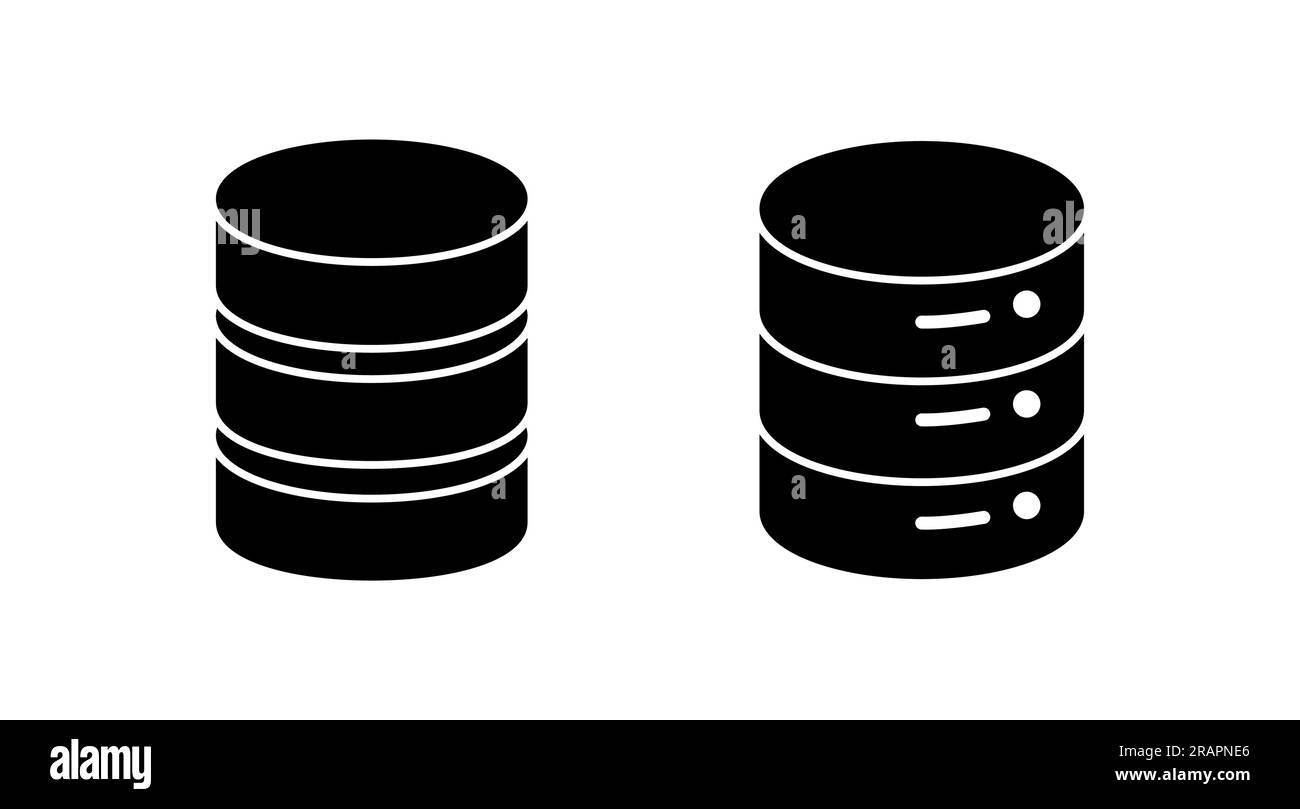 Database Icon Vector Server Icon Storage Stock Vector Image And Art Alamy