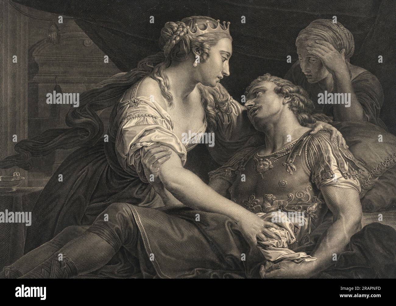 The Death of Marcus Antonius with Cleopatra, Pharaohess Cleopatra VII ...