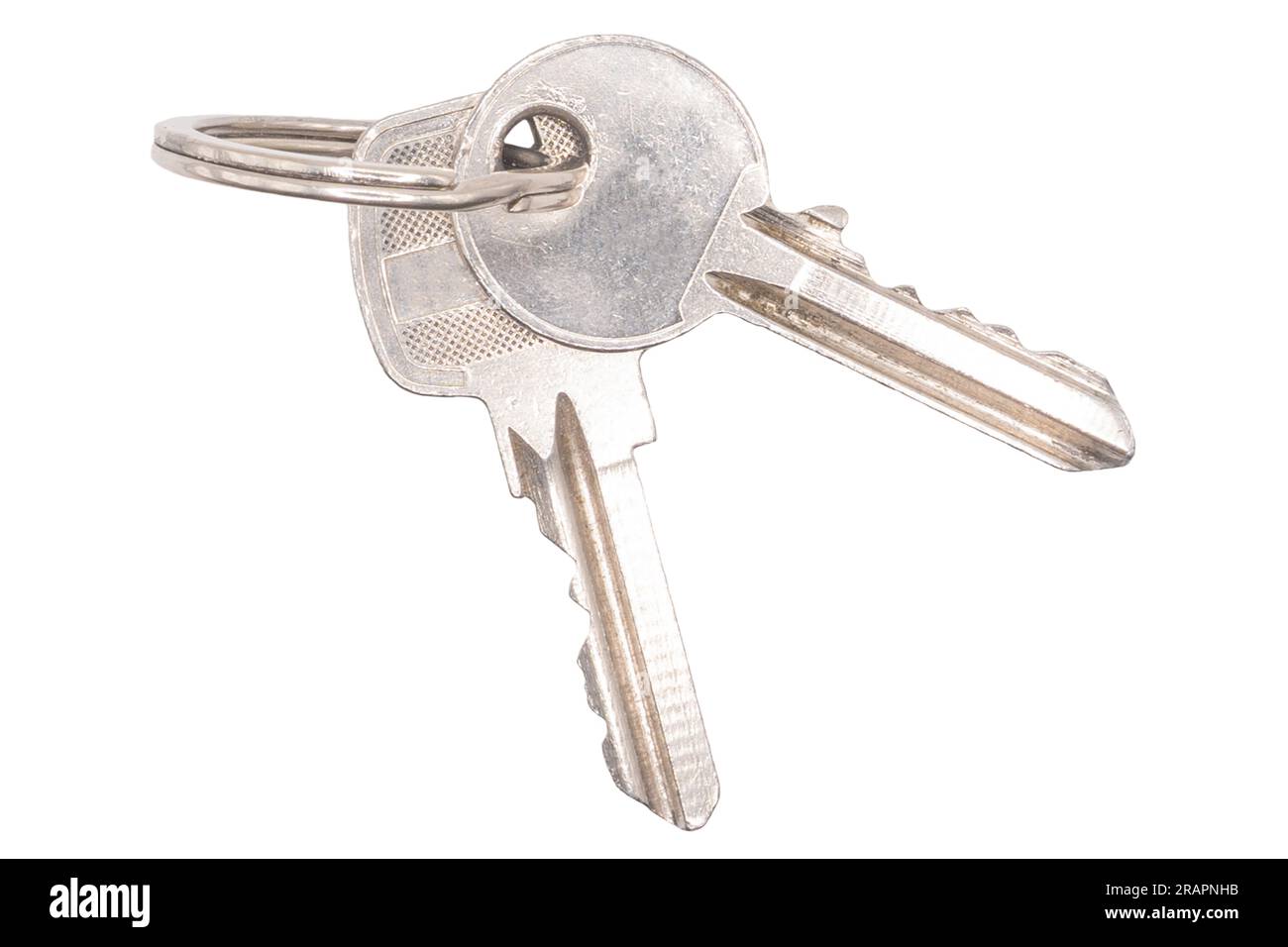 Bunch of keys. Silver house keys Stock Photo - Alamy