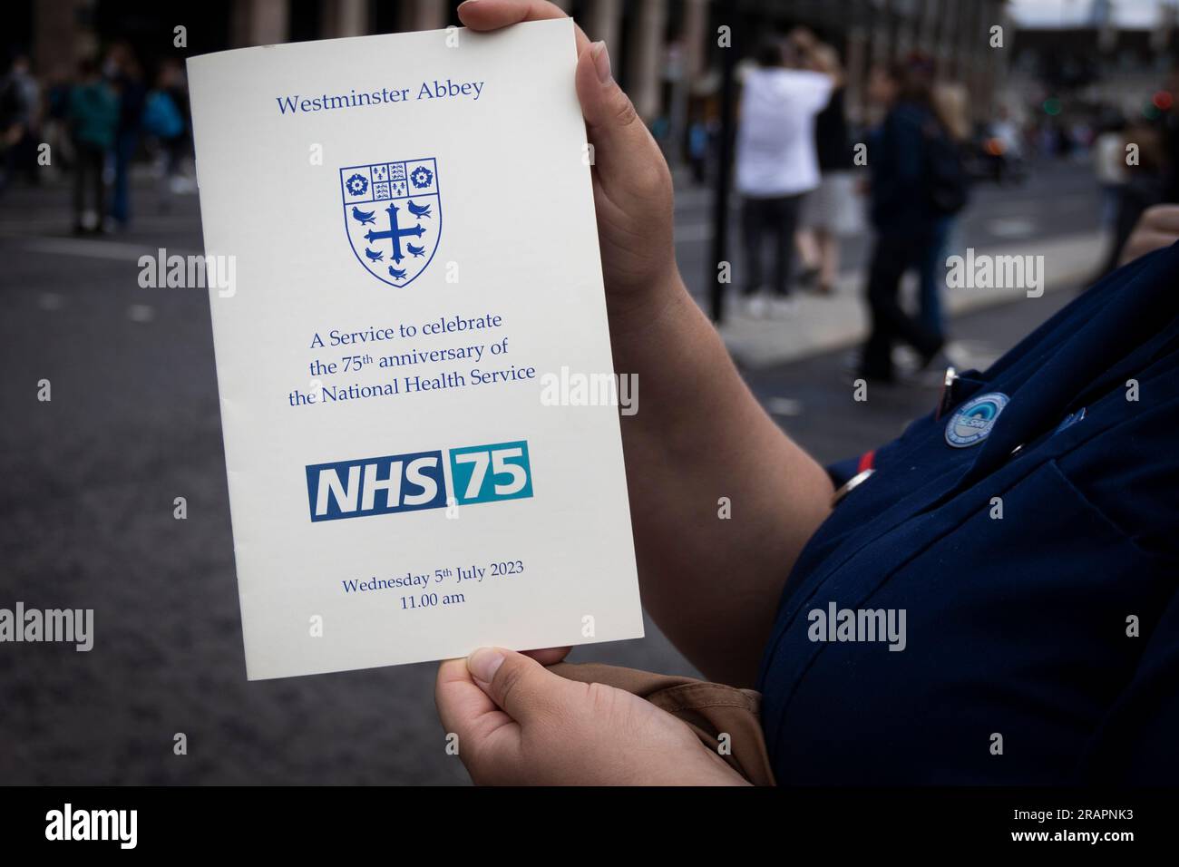 London, UK. 05th July, 2023. NHS 75th Anniversary at Westminster Abbey ...