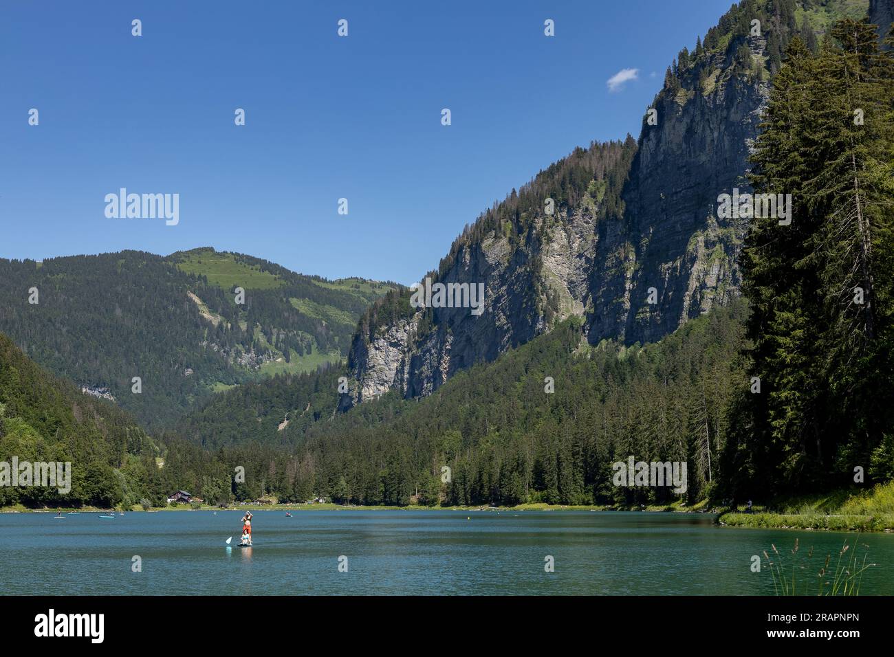 Lac montriond seen from hi-res stock photography and images - Alamy