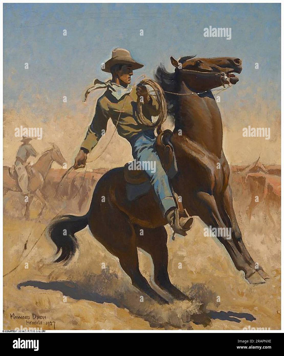Cowpuncher 1927 by Maynard Dixon Stock Photo - Alamy
