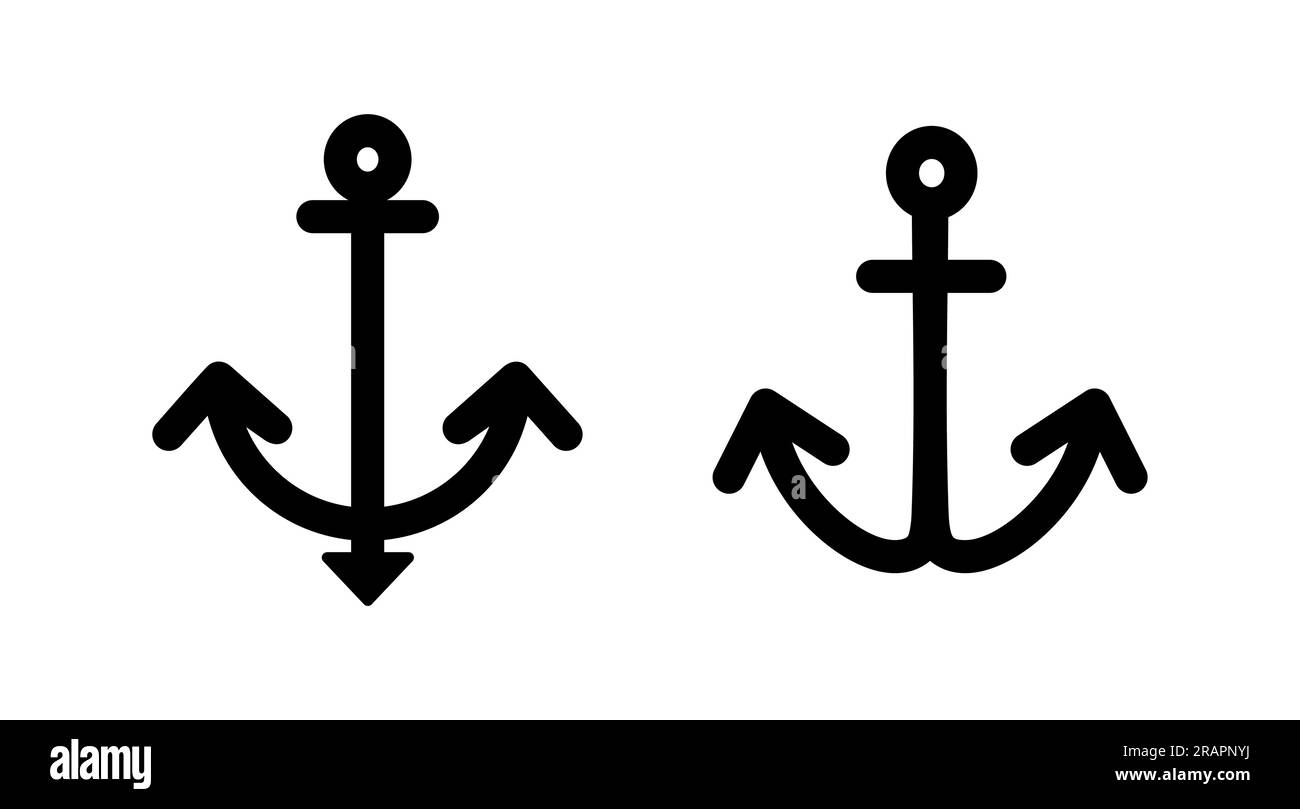 Anchor icon vector. Anchor sign. marine symbol Stock Vector Image & Art ...